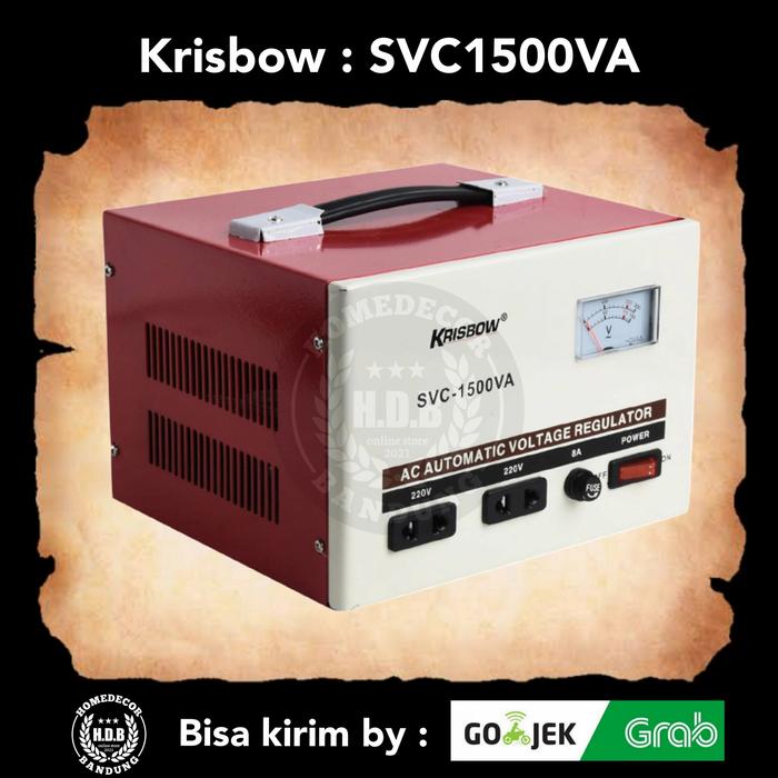 Jual Stabilizer Analog 1.5 Kva - Merah / stabilizer krisbow / komputer ...