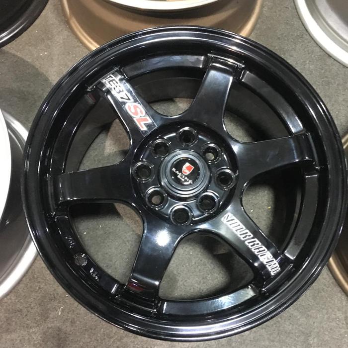 Jual Velg racing ring 15 inch JDM Rep. TE37 PCD 4x100 / 4x114.3 mobil ...