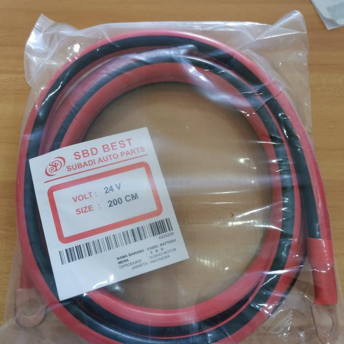 Jual Kabel baterai Subadi 200 cm 24V / kabel SBD 200cm/ Kabel Batere ...