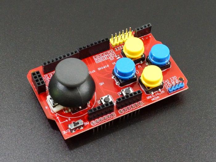 Jual Joystick Shield Gamepad Analog Keyboard Mouse for arduino ...