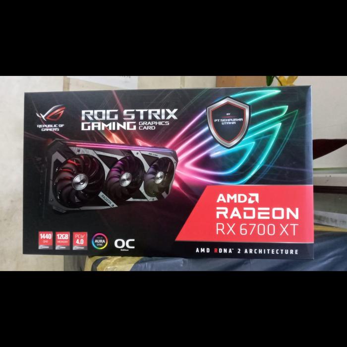 Jual ASUS AMD Radeon ROG STRIX RX 6700 XT 6700XT OC Edition 12GB GDDR6 ...