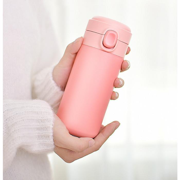 Jual [PINK] Termos Amaris 400ml Botol Minum Stainless Tumbler Vacuum ...