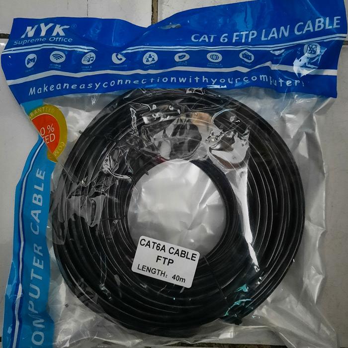 Jual NYK KABEL LAN FTP CAT6A 40 METER OUTDOOR - Kota Bekasi - Cahaya Com Bekasi | Tokopedia