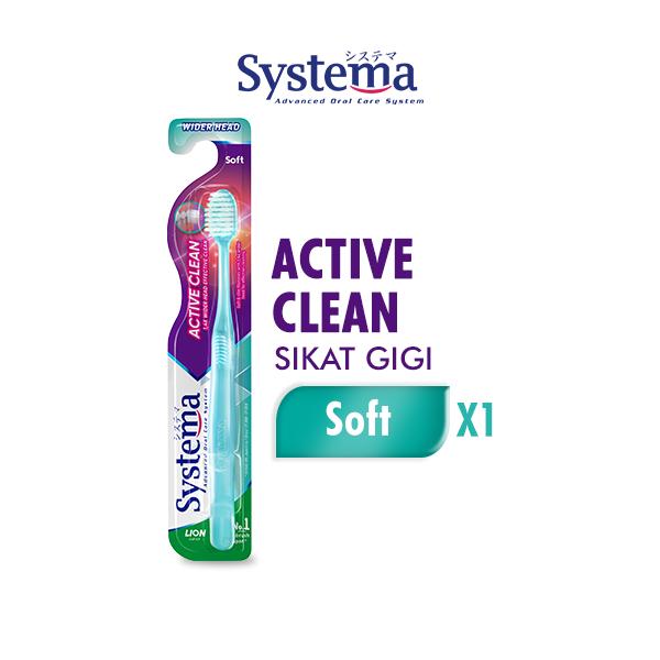 Promo Systema Sikat Gigi Active Clean - - Wings Official Store | Tokopedia