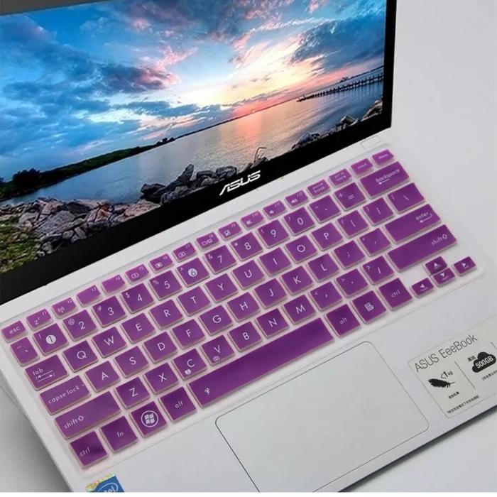 Jual Keyboard Protector Asus E203 E203Mah X200 E202 X205 E205 - Ungu ...