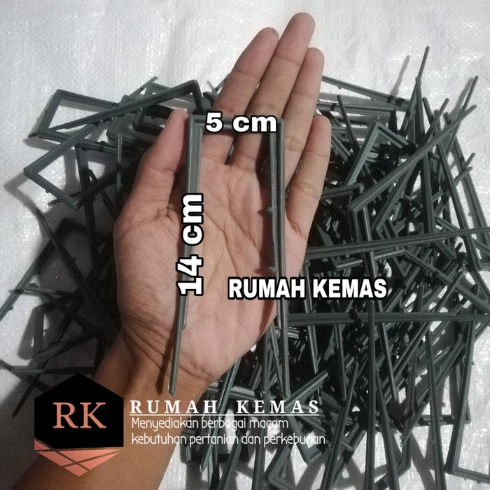 Jual Alat Penjepit Mulsa / Tusuk / Pasak Pengganti Bambu 1 Kg Isi ...