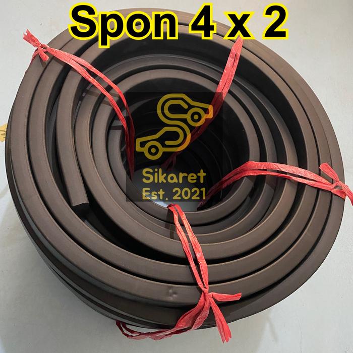 Jual Karet kedap / Ganjel / Spon pintu kapal Sintetis 40x20mm 20x40mm ...