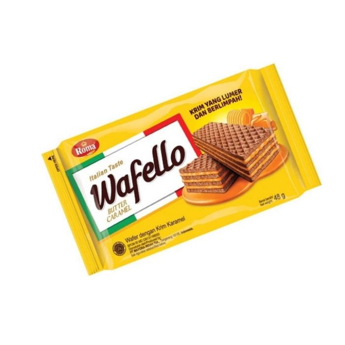 Jual Wafer Krim Waffelo Butter Caramel - Kab. Kediri - Excen Mart ...