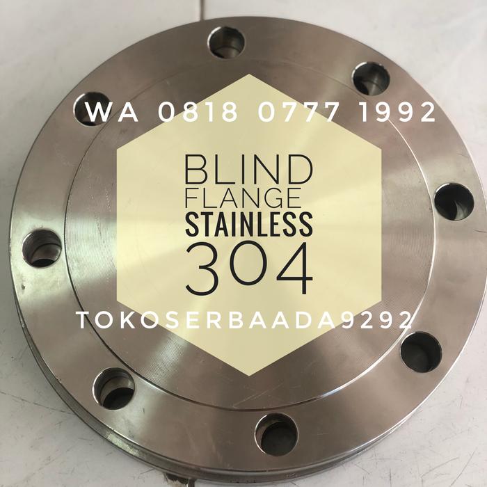 Jual Blind Flange Stainless 304 (SUS 304) 12" inch ; JIS 10K -Flange ...
