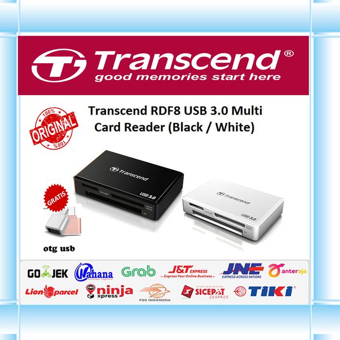 Jual Original 100% Card Reader RDF8 All In One Usb 3.0 Transcend Gratis - Jakarta Pusat ...