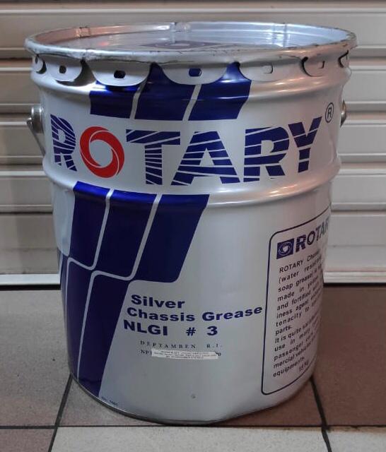 Jual Grease Rotary Silver Chassis Grease NLGI # 3 (15kg) - Jakarta ...