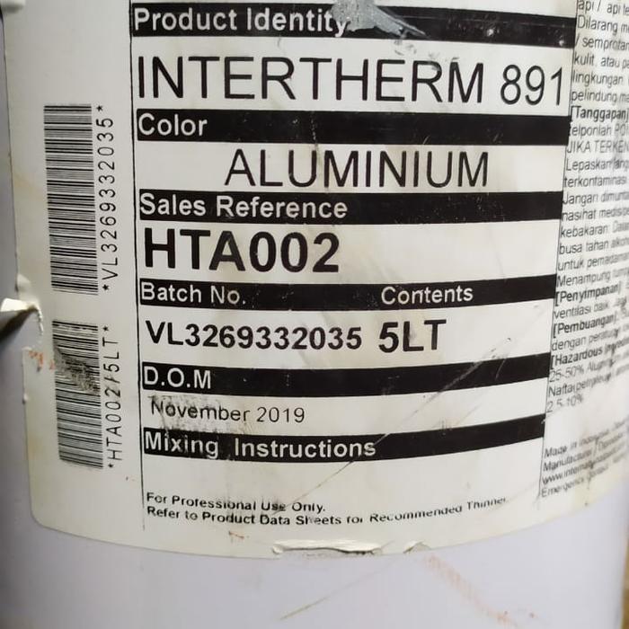 Jual International Paint - Intertherm 891 RAL 9006 (Aluminium) - Kab ...
