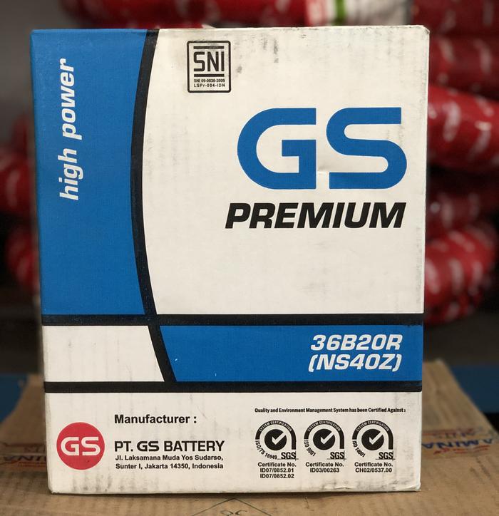 Jual Aki GS premium NS40Z buat avanza xenia terios grandmax apv luxio ...