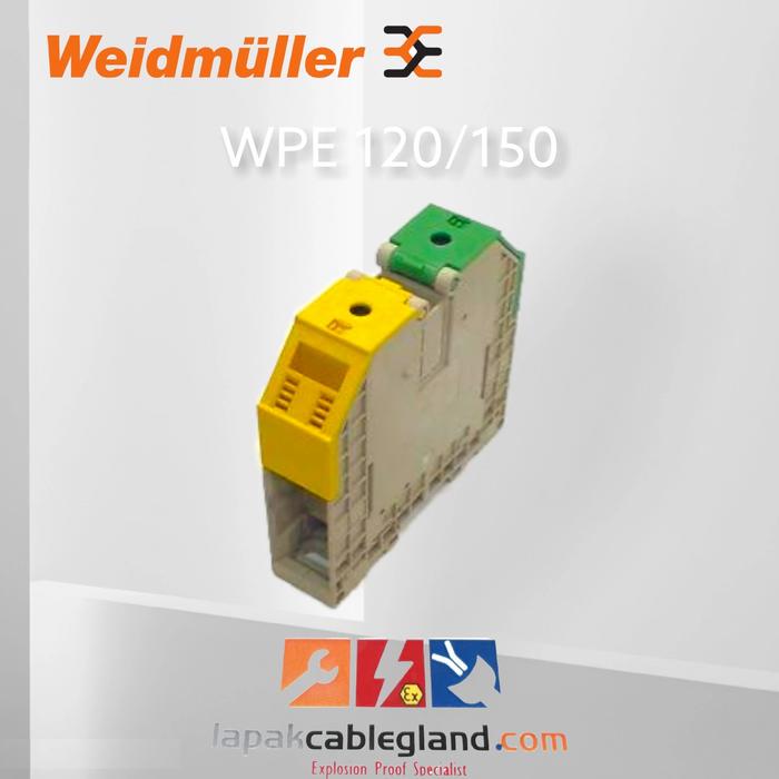 Jual Terminal Block Grounding WEIDMULLER WPE 120/150 utk kabel 120mm ...