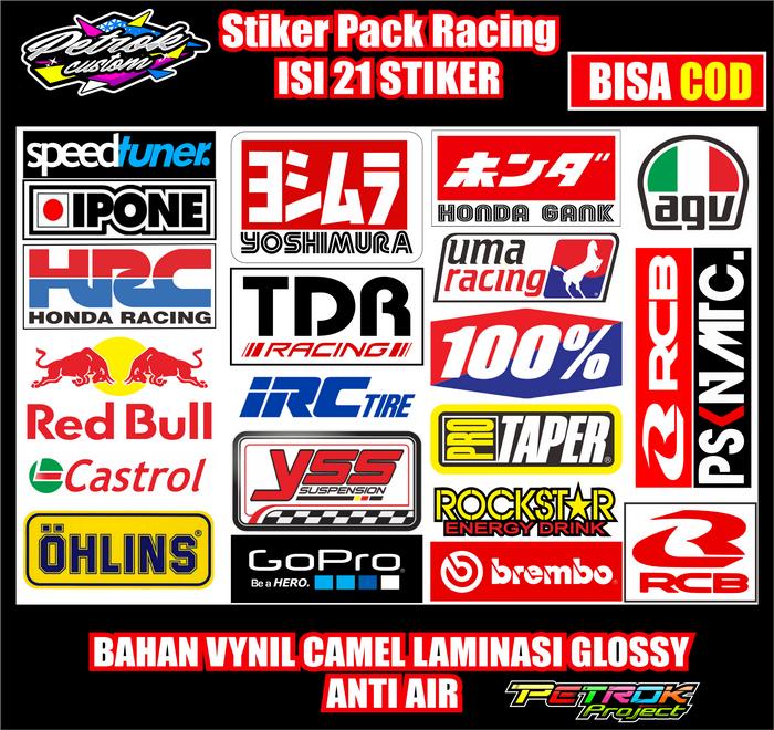 Jual Stiker Pack Sponsor Racing Honda gank Protaper Tdr Yss Anti Air ...