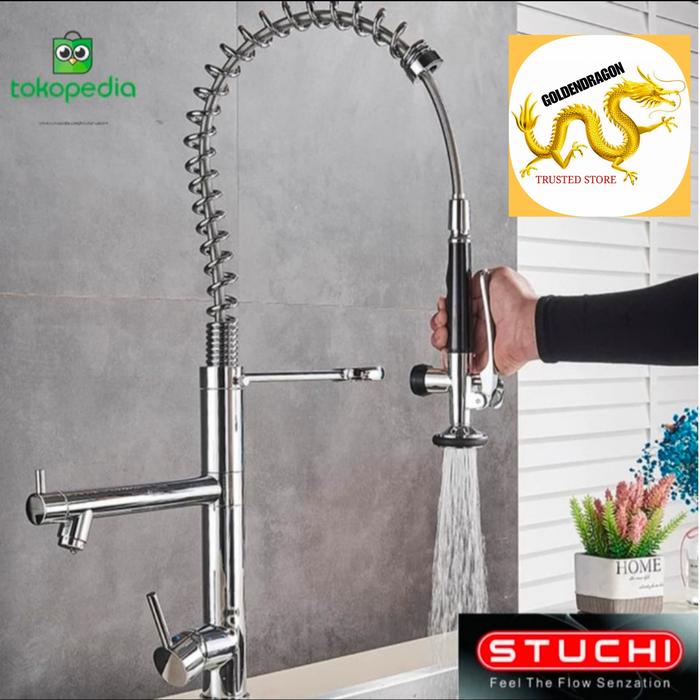 Jual Kran cuci piring tarik / Dishwasher faucet Brass solid - Jakarta ...