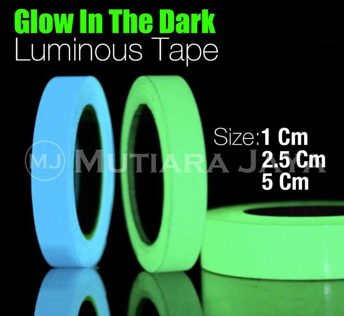 Jual Lakban Glow In The Dark Tape Selotip Fosfor Luminous Sticker ...