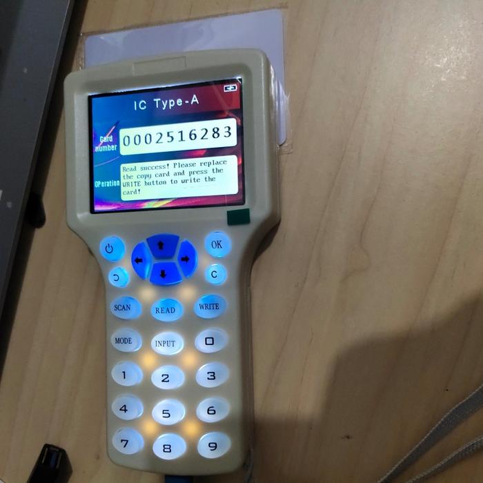 Jual RFID Scanner Reader Writer Copy Duplikat Kloning Kartu Akses ID ...