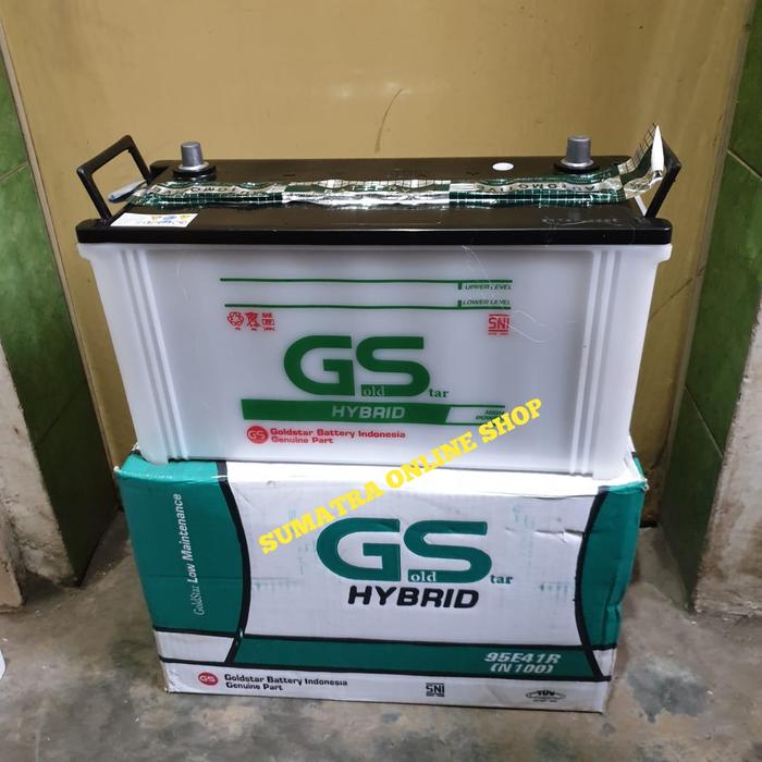 Jual Aki Mobil / Battery GS GOLD STAR HYBRID N100 95E41R 12v 100 ah ...