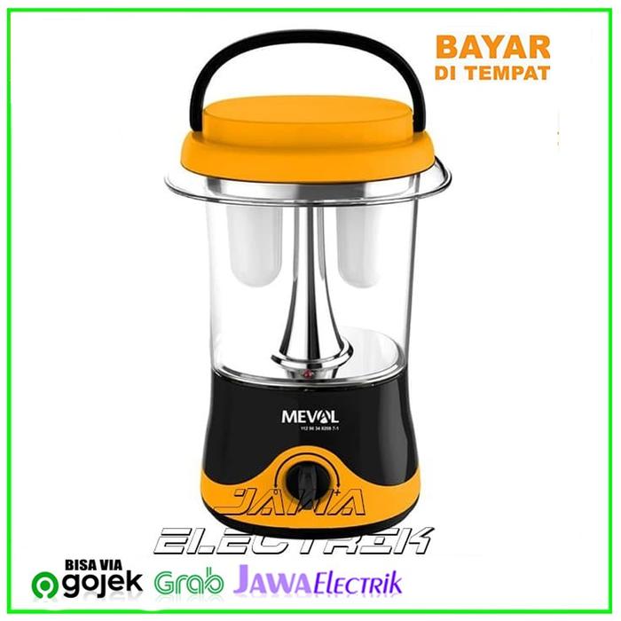 Jual Meval Lampu Emergency LED Rechargeable LED CAMPING LAMP 16 BRIGHT ...