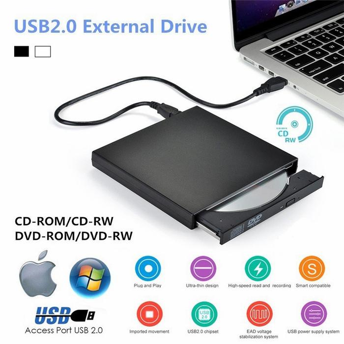 Jual Usb Dvd External Drive Cd Vcd Dvd Player Optical Drive Writer For ...