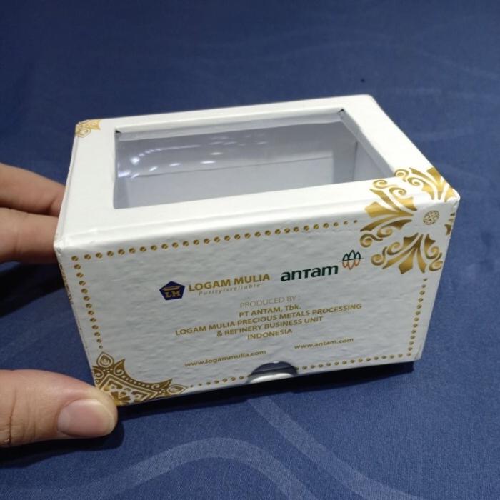 Jual BOX KOTAK KADO ANTAM TEMPAT PERHIASAN LM EMAS BATANGAN LOGAM MULIA - Jakarta Selatan ...