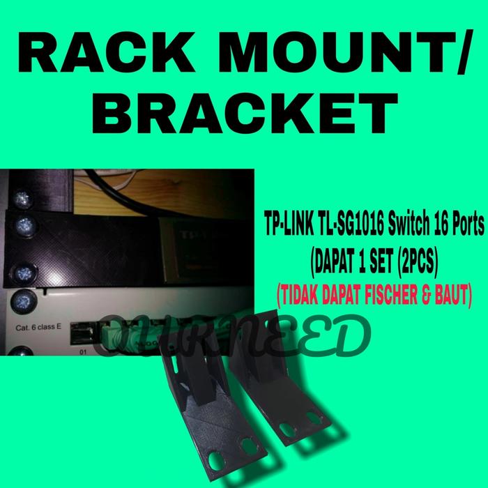 Jual TPLINK TL-SG1016 Switch 16 Ports Rack Mount Bracket Holder ...