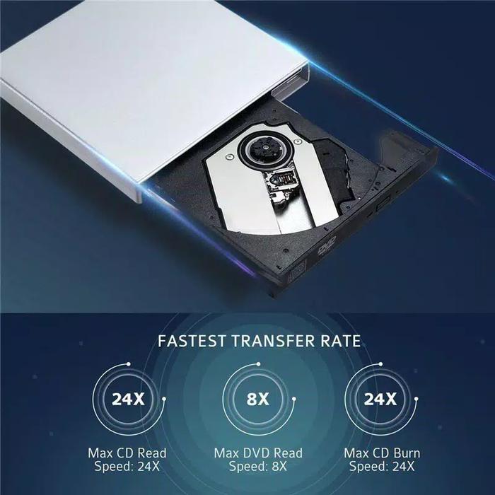 Jual Usb Dvd External Drive Cd Vcd Dvd Player Optical Drive Writer For ...