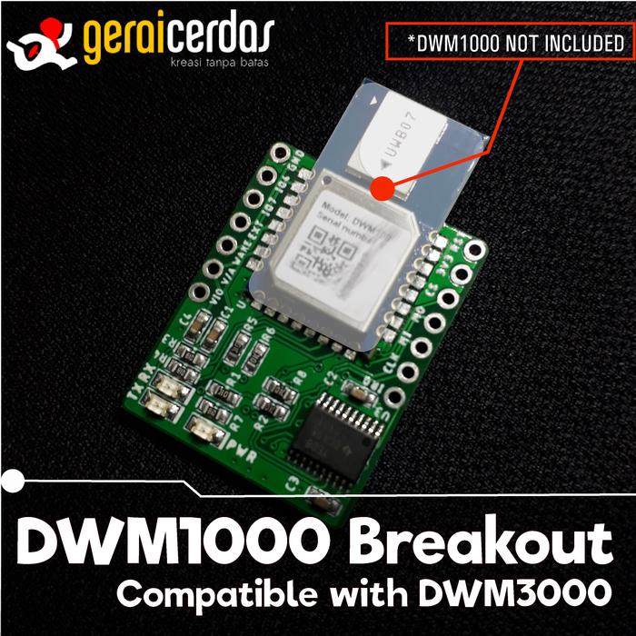 Jual DWM1000 Breakout UWB RTLS for Arduino ESP8266 ESP32 Indoor ...