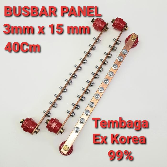 Jual Busbar tembaga / Tembaga Panel 3mm x 15mm x 40cm 200Aper Ex Korea ...