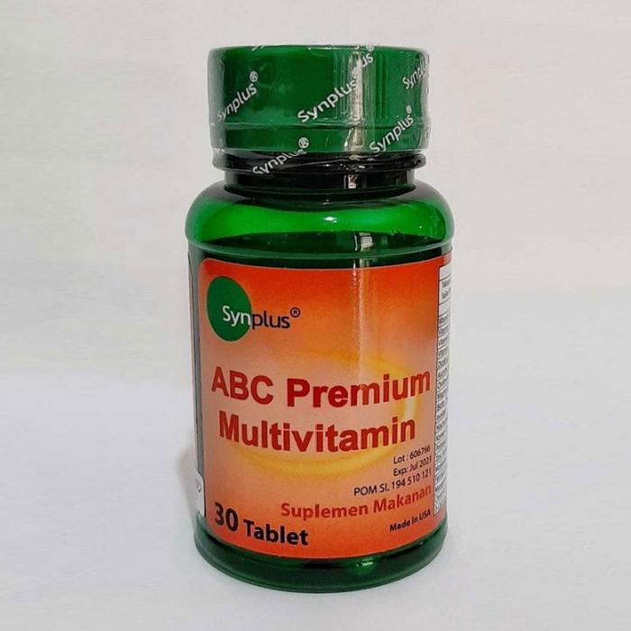 Jual Synplus ABC Premium Multivitamin 30 tablet Daya Tahan Tubuh ...