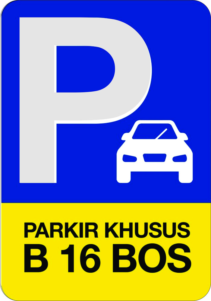 Jual RAMBU PARKIR KHUSUS TAMU UKURAN 40x60CM CUSTOM - Kota Bekasi - FPM ...