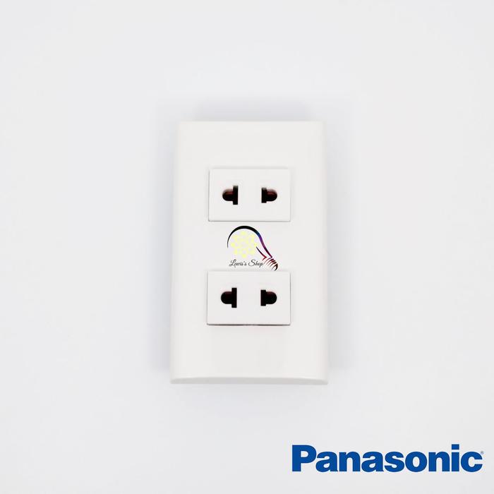 Jual Stop kontak Double Panasonic Wej10919 Plat Wehj6802w A Mode - Kota ...