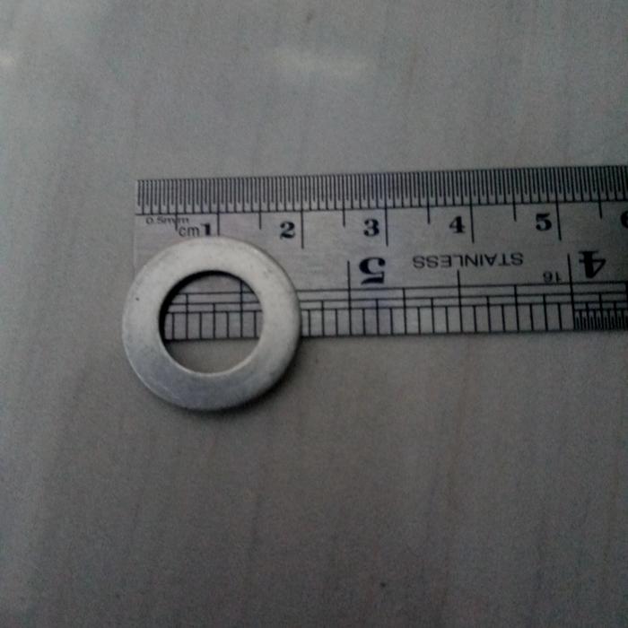Jual Ring M12 Diameter Dalam 12mm, Luar 20mm, Tebal 1mm Aluminium ...