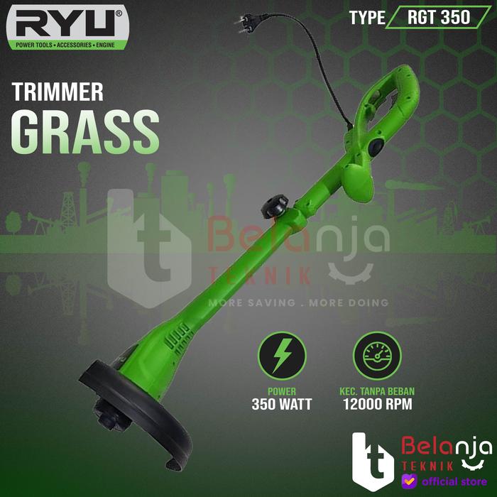 Jual Ryu Trimmer Grass RGT 350 Mesin Potong Rumput Listrik Senar RGT350 ...