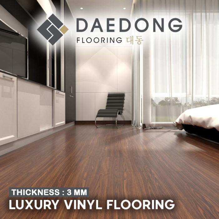 Jual Daedong Lantai Vinyl 3mm Tekstur Kayu - Parket Plank Flooring ...
