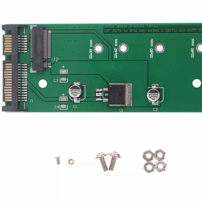 Jual Adapter Converter Ssd M.2 Sata To Sata 3 Ssd Laptop Pc - Hijau Di ...