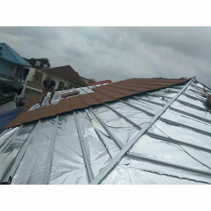 Jual Insulasi Atap/Alumunium Foil Atap woven Metalizing/ Peredam Panas ...