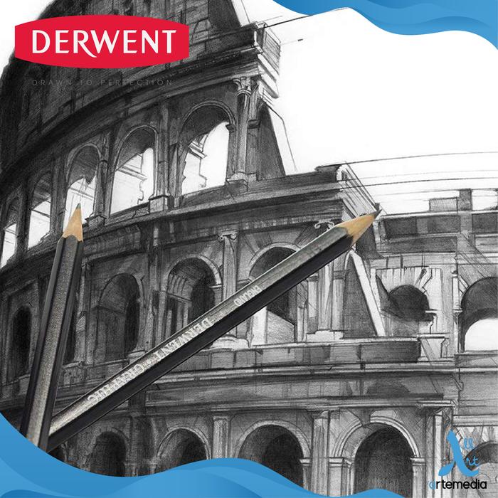 Jual Pensil Gambar Derwent Graphic Pencil 12 Metal Tin Drawing Sketching Di Seller Velvet Store ...