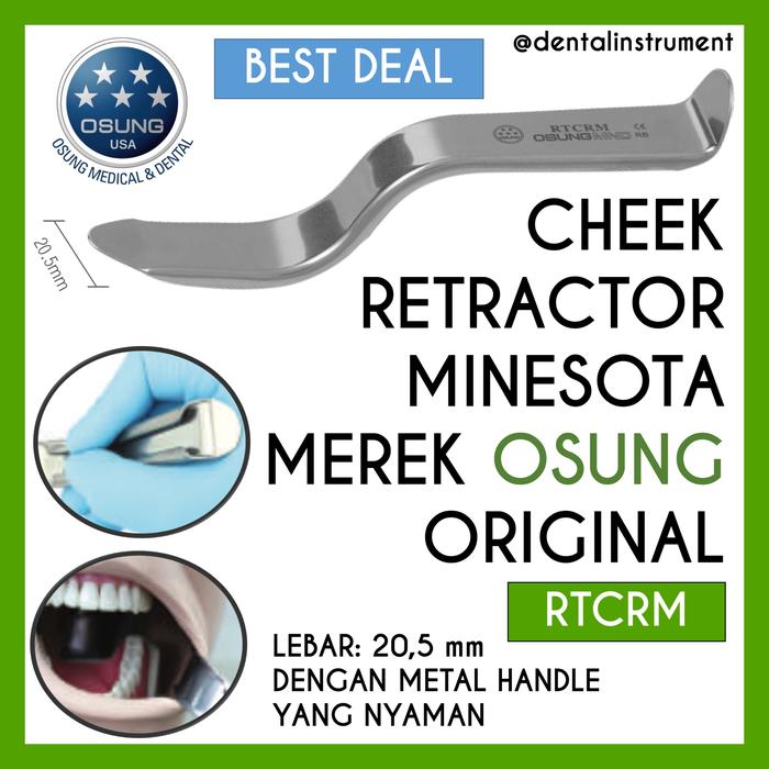 Jual Cheek Retractor Dental Tipe Minesota Merek Osung Original Metal ...