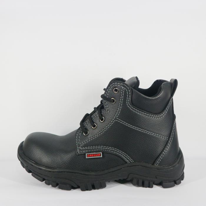 Jual SEPATU SAFETY PROYEK,SEMI BOOT TALI(HITAM) - Hitam, 45 - Kota ...