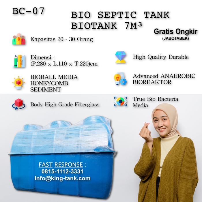 Jual Septic tank BIOTANK BIO 7000 Liter / 7m3 - Jakarta Barat - Rumah ...