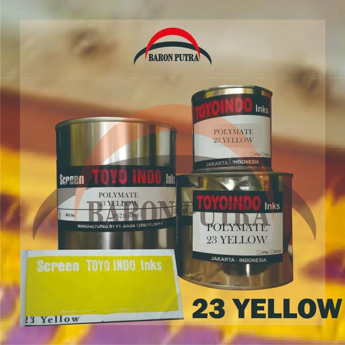 Jual TINTA TOYO POLYMATE 23 YELLOW 500GR (TINTA PLASTIK) - Kota ...