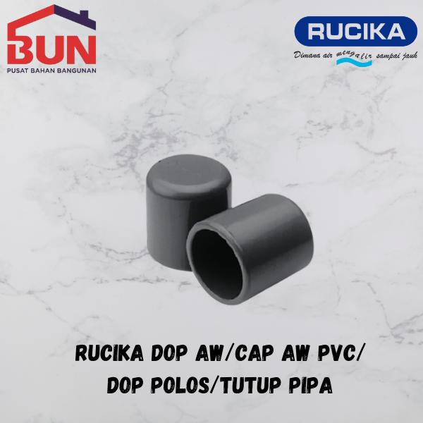Jual Rucika Dop Aw/Cap Aw Pvc/ Dop Polos/Tutup Pipa - 4" - Kab ...
