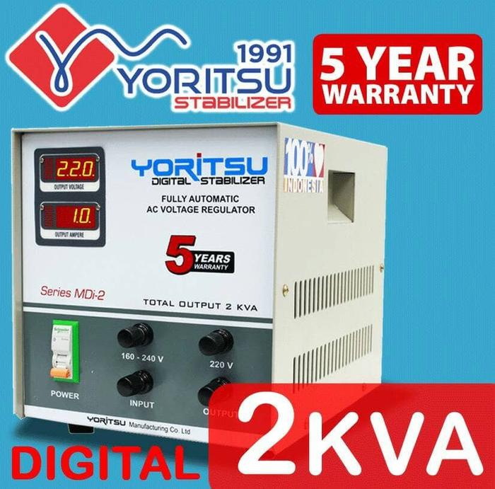 Jual YORITSU STABILIZER DIGITAL Fully Automatic Ac Voltage Regulator ...