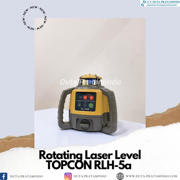 Jual Rotating Laser Level TOPCON RLH5a / Laser Levelling RL-H5a RL H5a ...