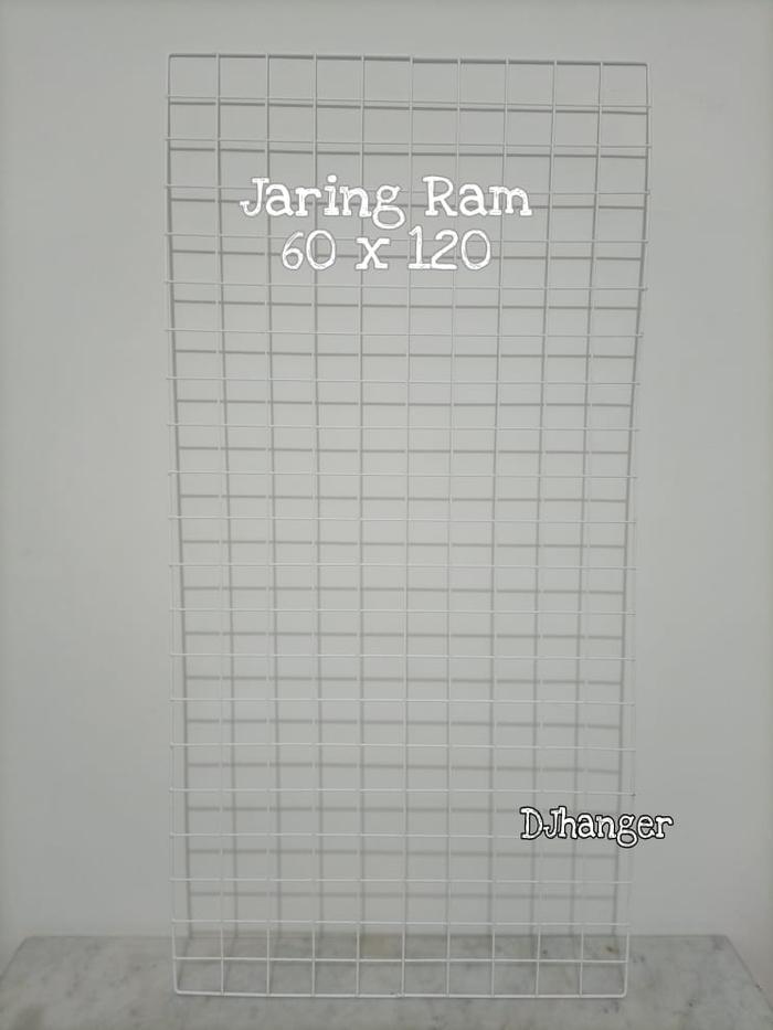 Jual Jaring Ram Dinding Ukuran 60x120cm Gantungan Hook Ram display ...
