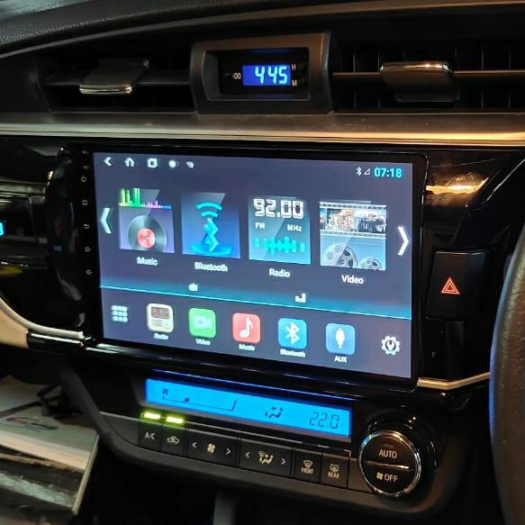 Jual Head Unit Android all new COROLLA ALTIS 10 inch DYNAVIN plug and ...