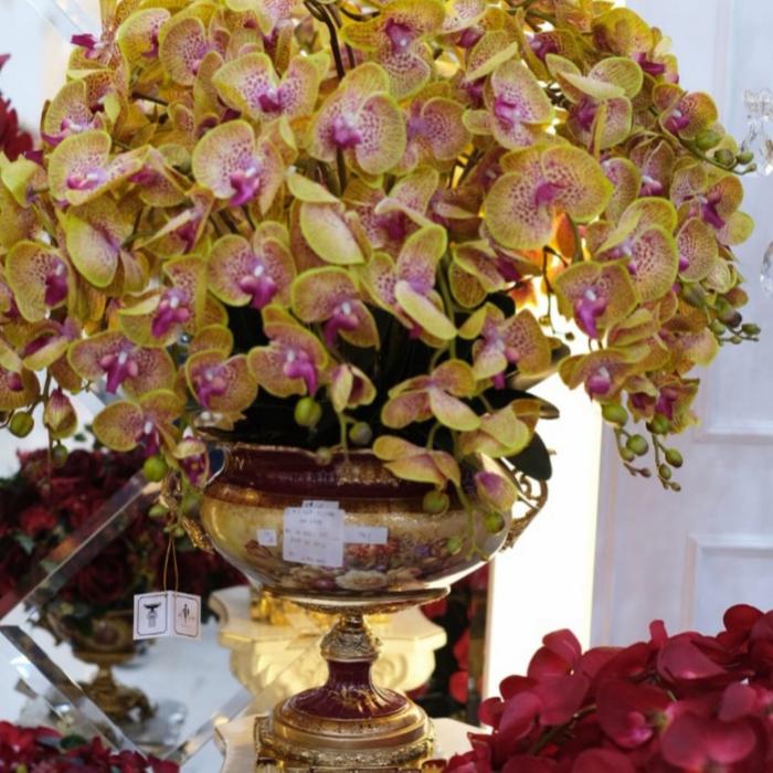 Jual bunga rangkaian artificial anggrek latex - Jakarta Utara ...