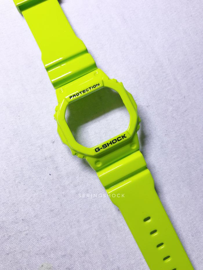 Jual BNB Gshock DW5600 GREEN KERMIT Strap Besel Casio G-shock - Kab ...